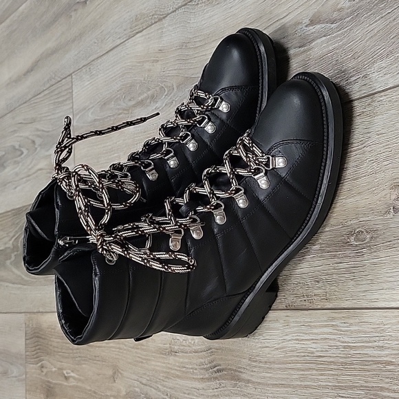Aquatalia | Shoes | Aquatalia Size 9 Black Leia Weatherproof Leather ...